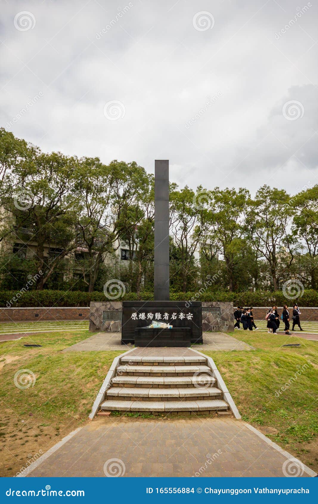 Peace Statue at Nagasaki Peace Park Editorial Stock Image - Image of ...