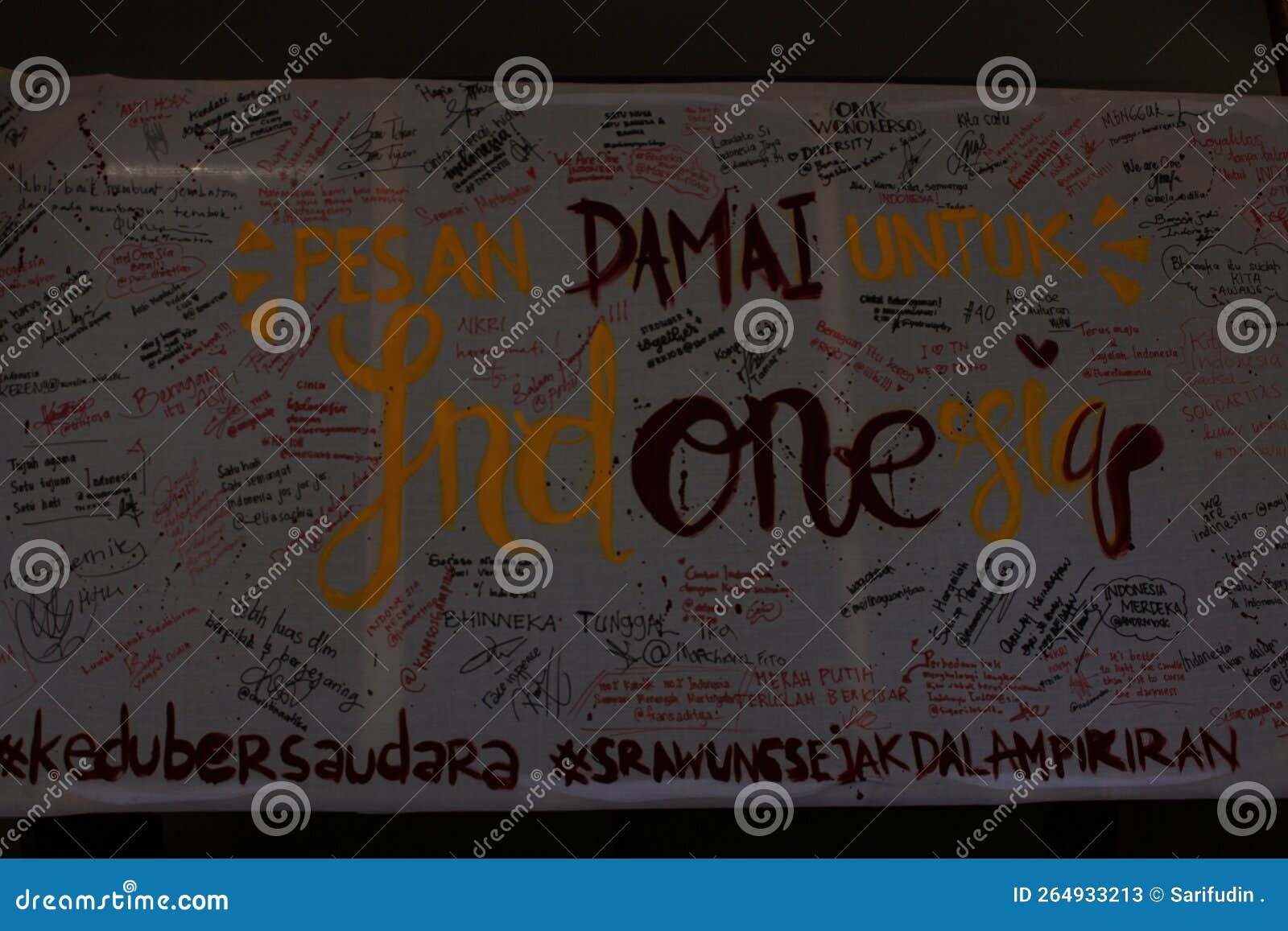 One Thousand Signatures for Peace Stock Image - Image of design ...