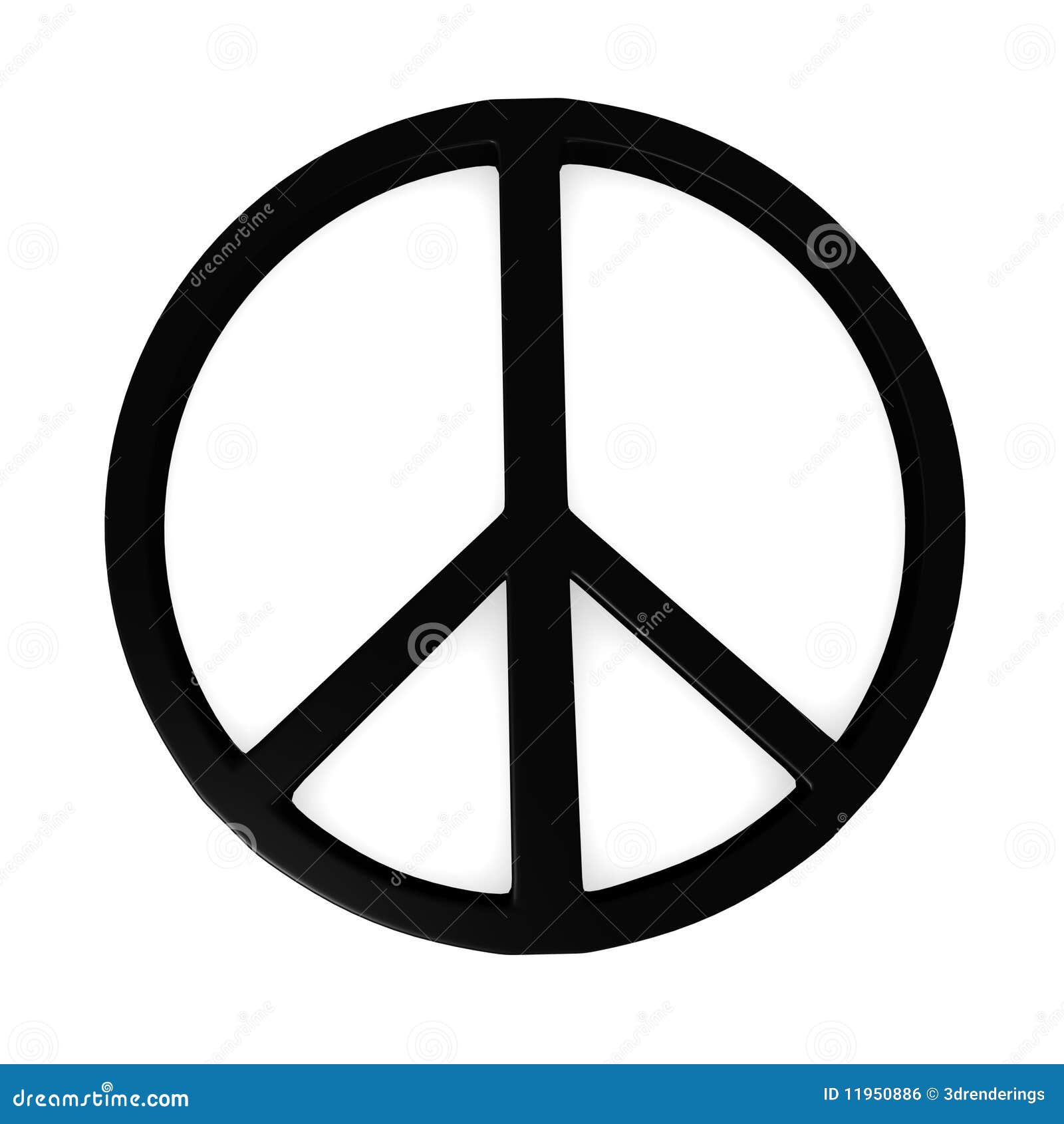 Peace Symbol On Black Background Stock Photo | CartoonDealer.com #32015196