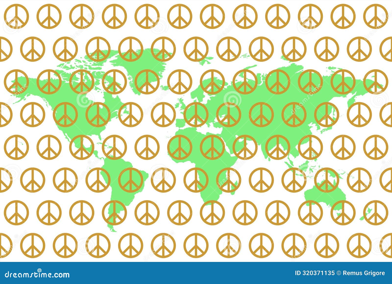 Peace Symbol Background - Cdr Format Stock Vector - Illustration of ...