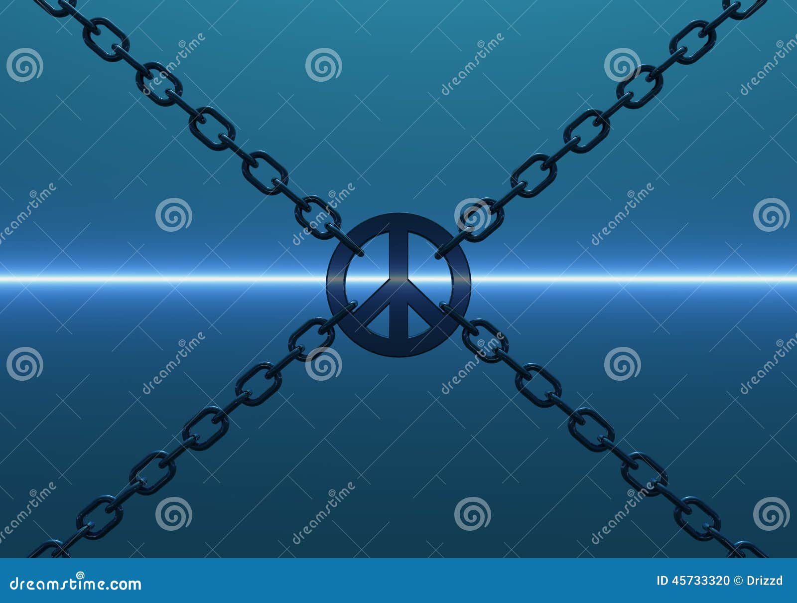 Peace symbol stock illustration. Illustration of pacifist - 45733320