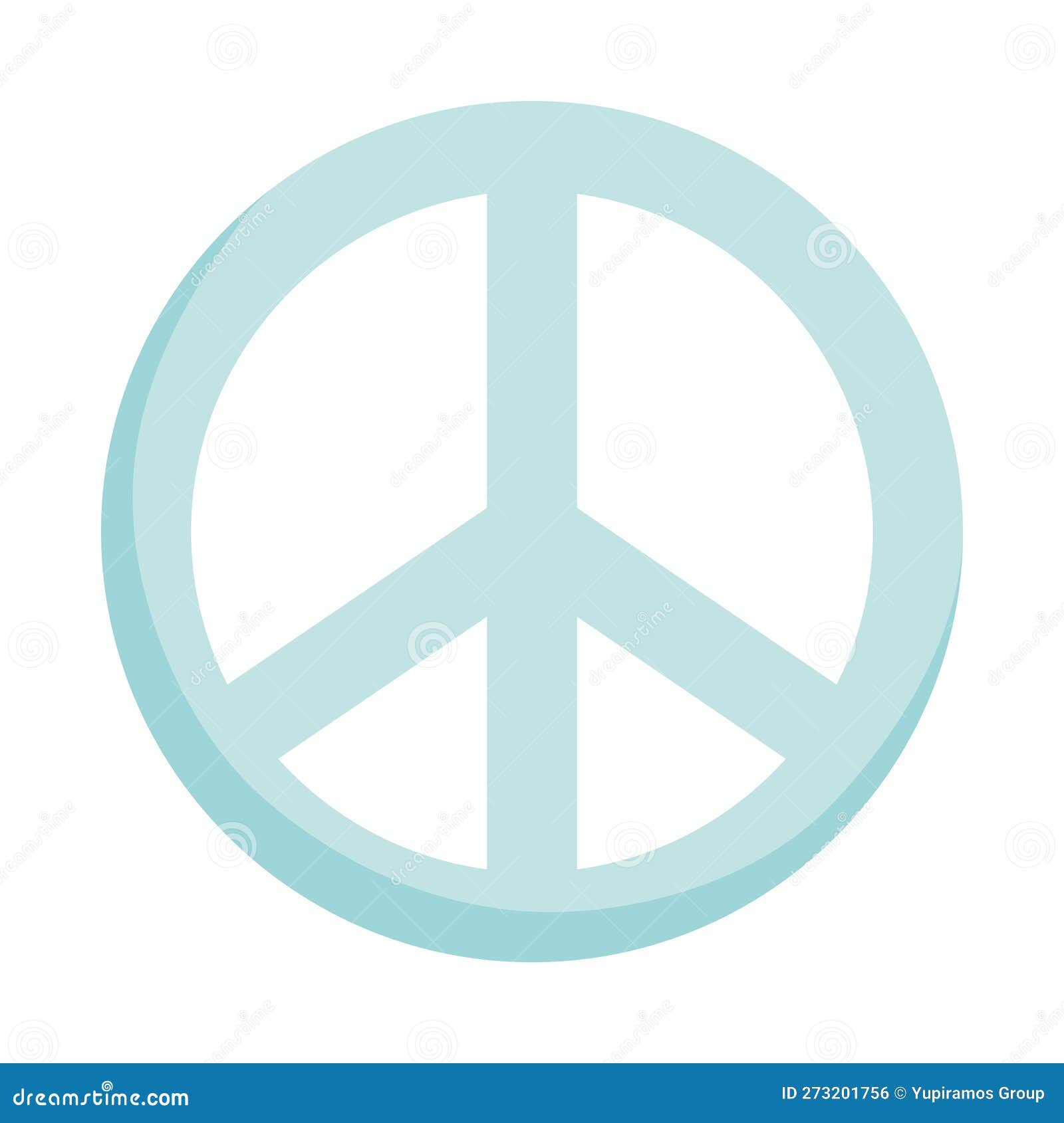 Peace symbol icon stock vector. Illustration of environment - 273201756