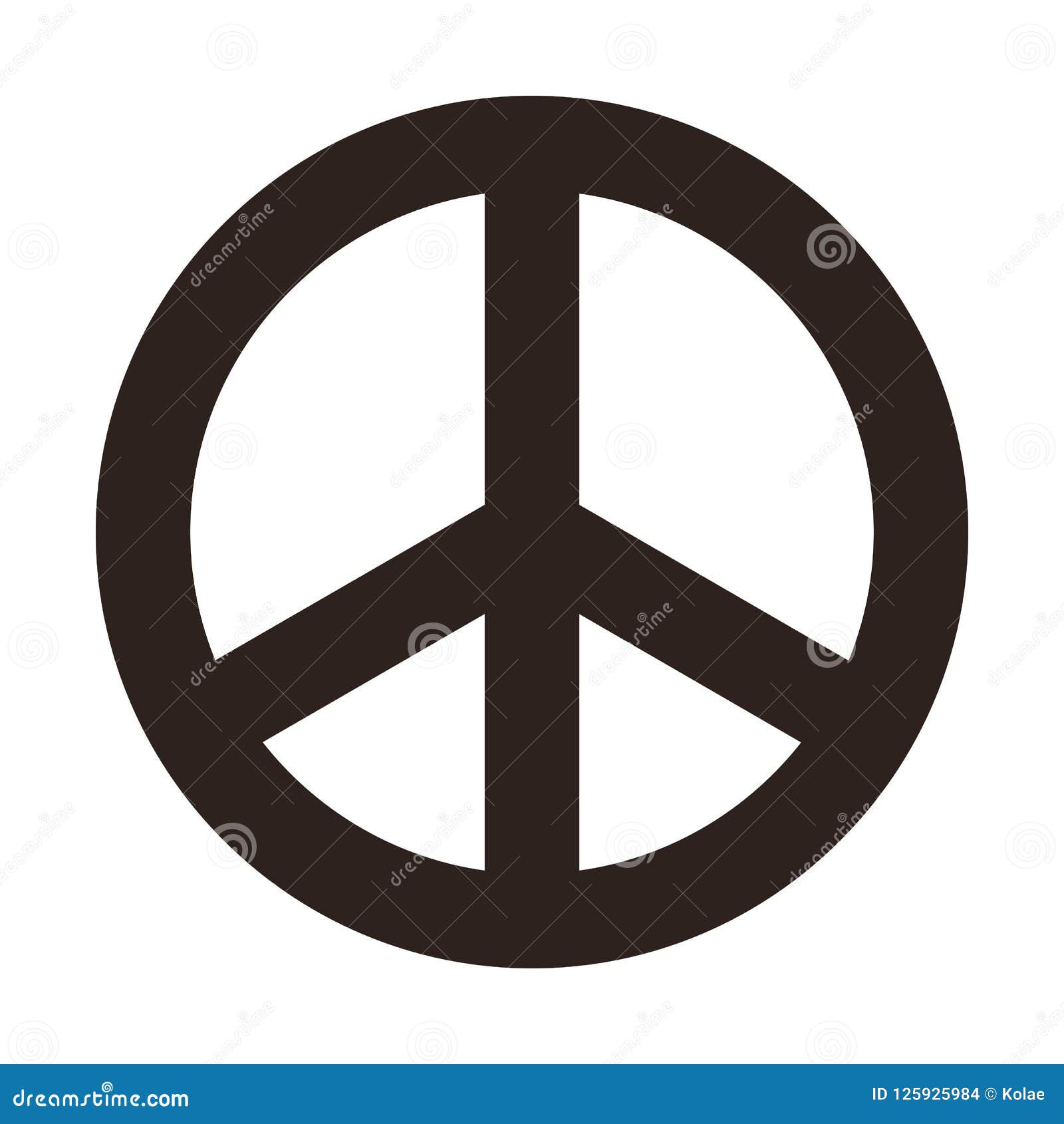 Peace Sign - Vector Illustration Stock Vector - Illustration of element ...