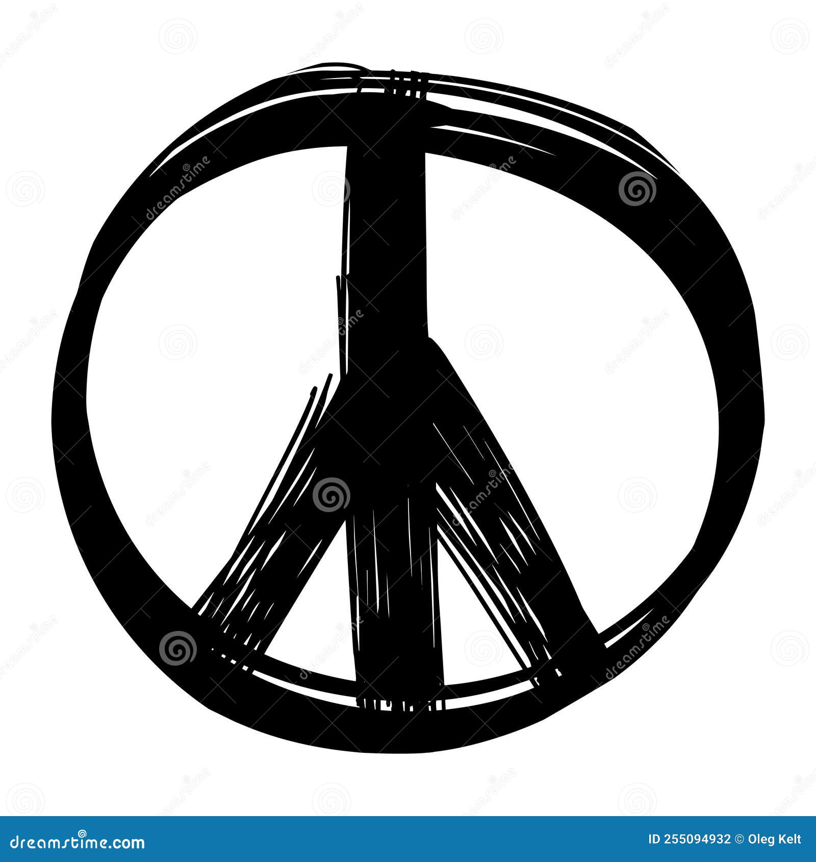 Peace Symbol Vector Icon. Vector Isolated Background EPS 10. Stock ...