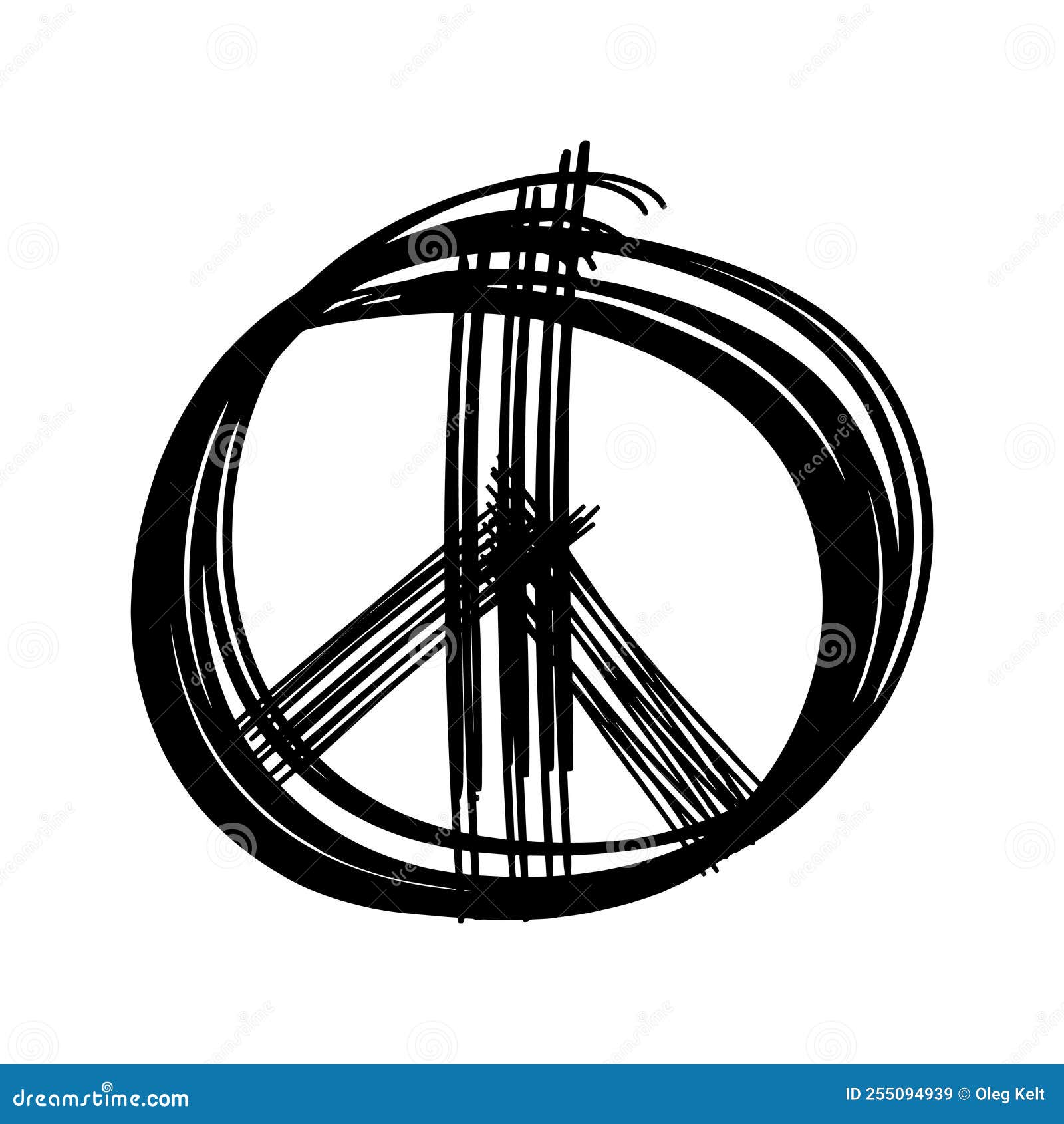 Peace Symbol Vector Icon. Vector Isolated Background EPS 10. Stock ...