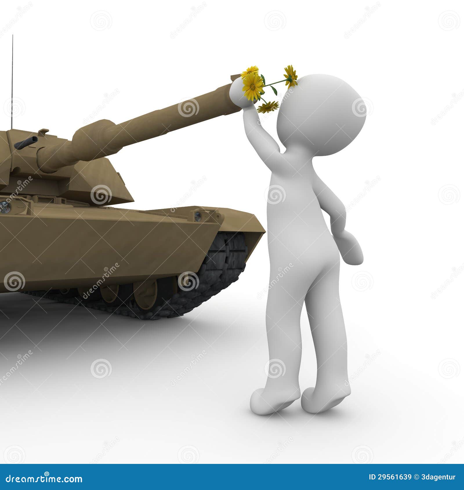 Peace tank stock illustration. Illustration of decoration - 29561639