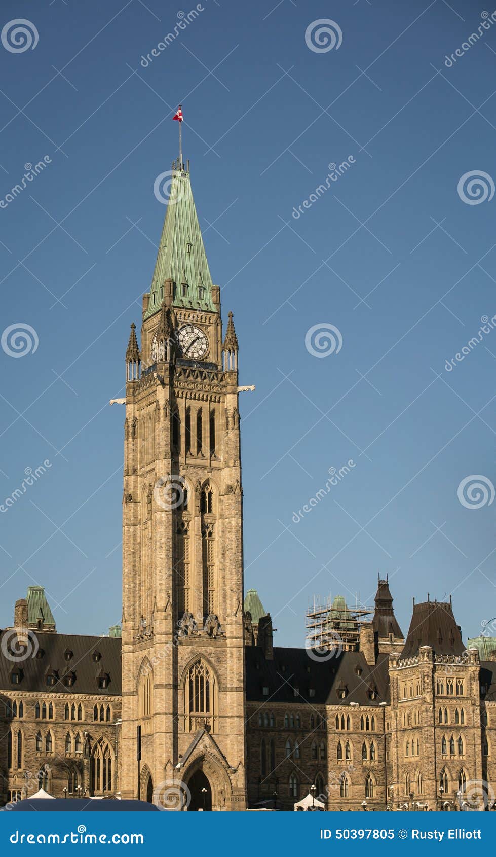 Peace tower stock image. Image of building, parliament - 50397805