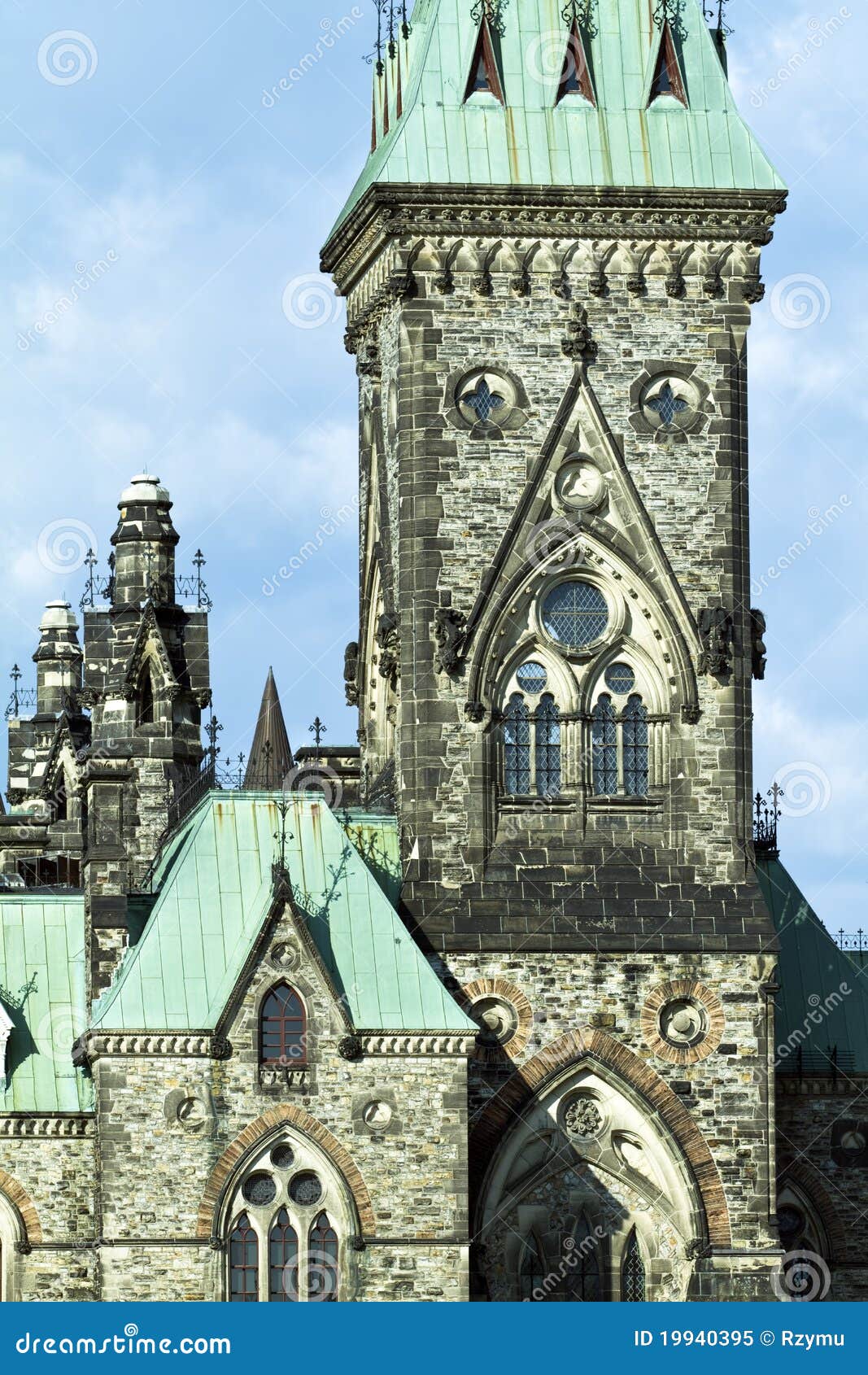 The Peace Tower on Parliament Hill, Ottawa Stock Image - Image of ...
