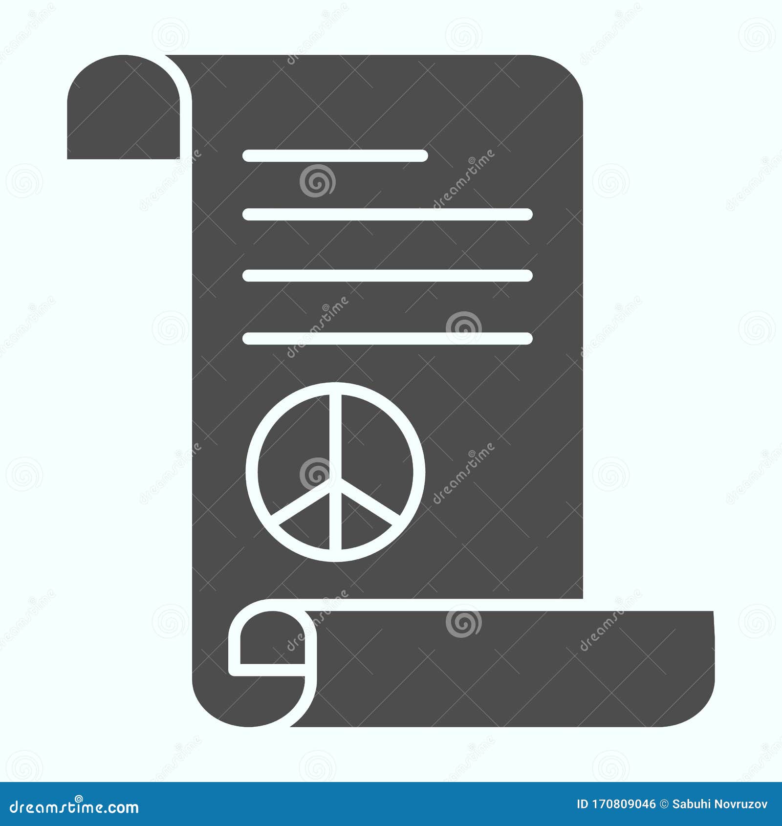 Peace Treaty Icon. Trendy Peace Treaty Logo Concept On White Background ...