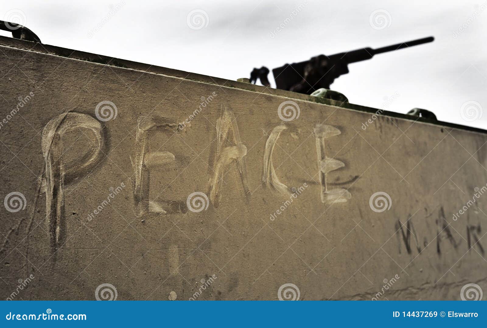 Peace and War stock image. Image of iraq, armored, ordnance - 14437269