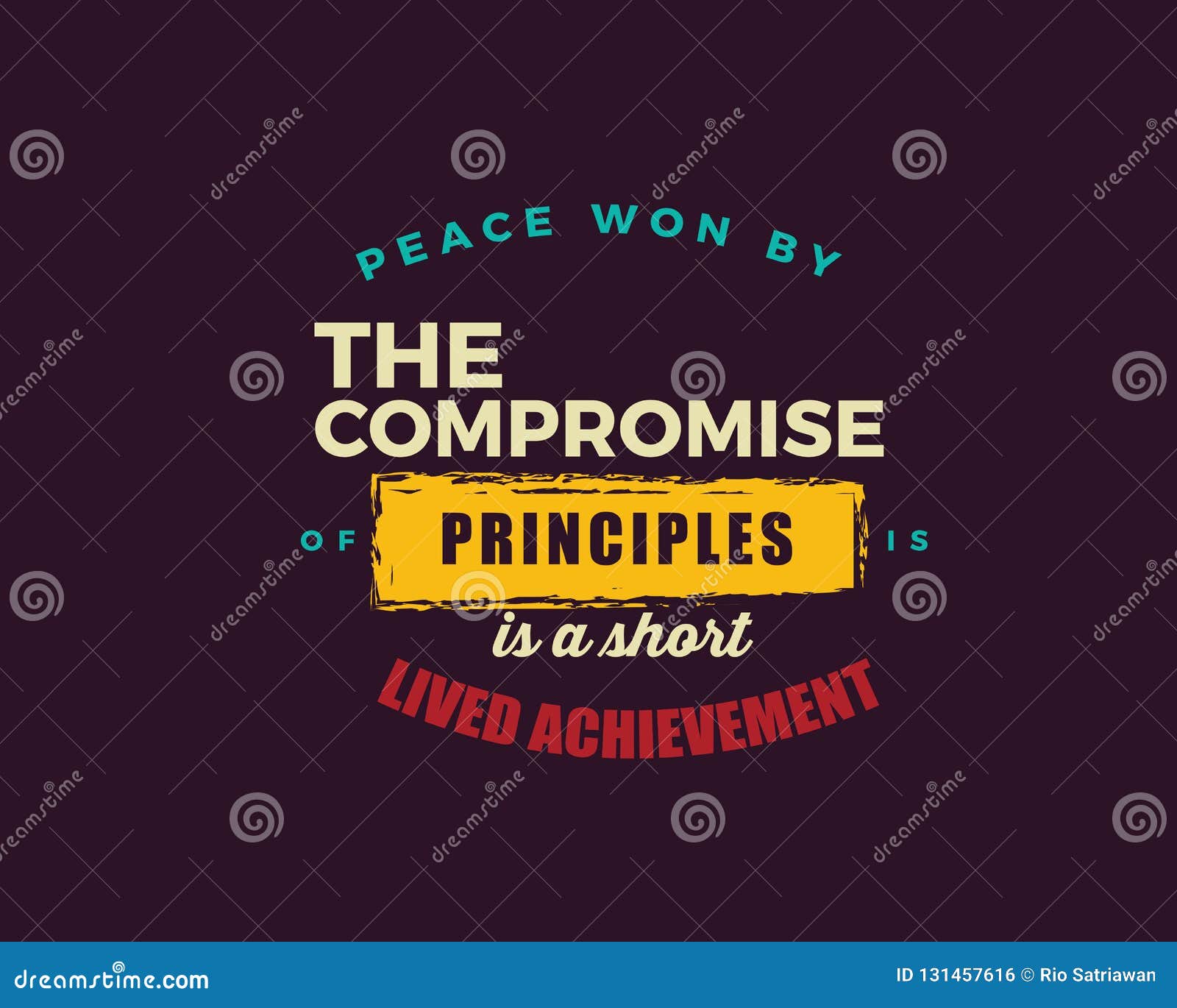 Peace Won by the Compromise of Principles is a Short Lived Achievement ...