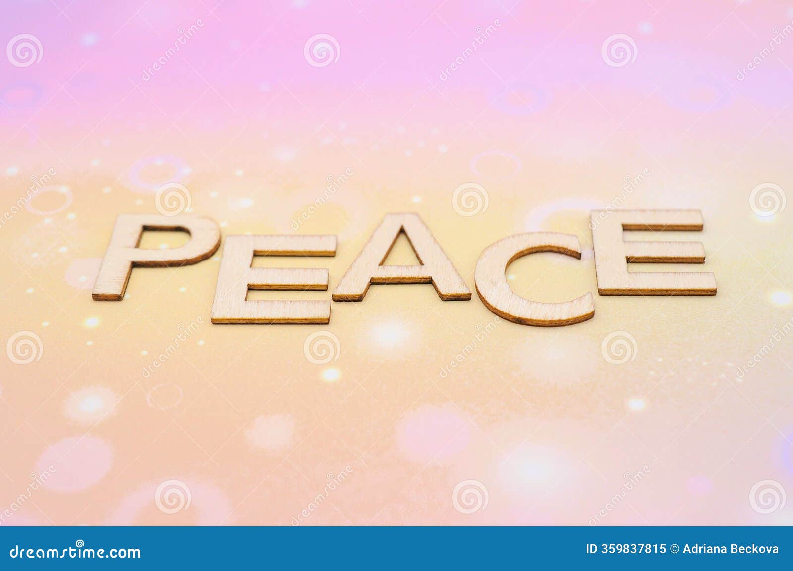 Peace Write on Heaven Background - Illustration Stock Illustration ...