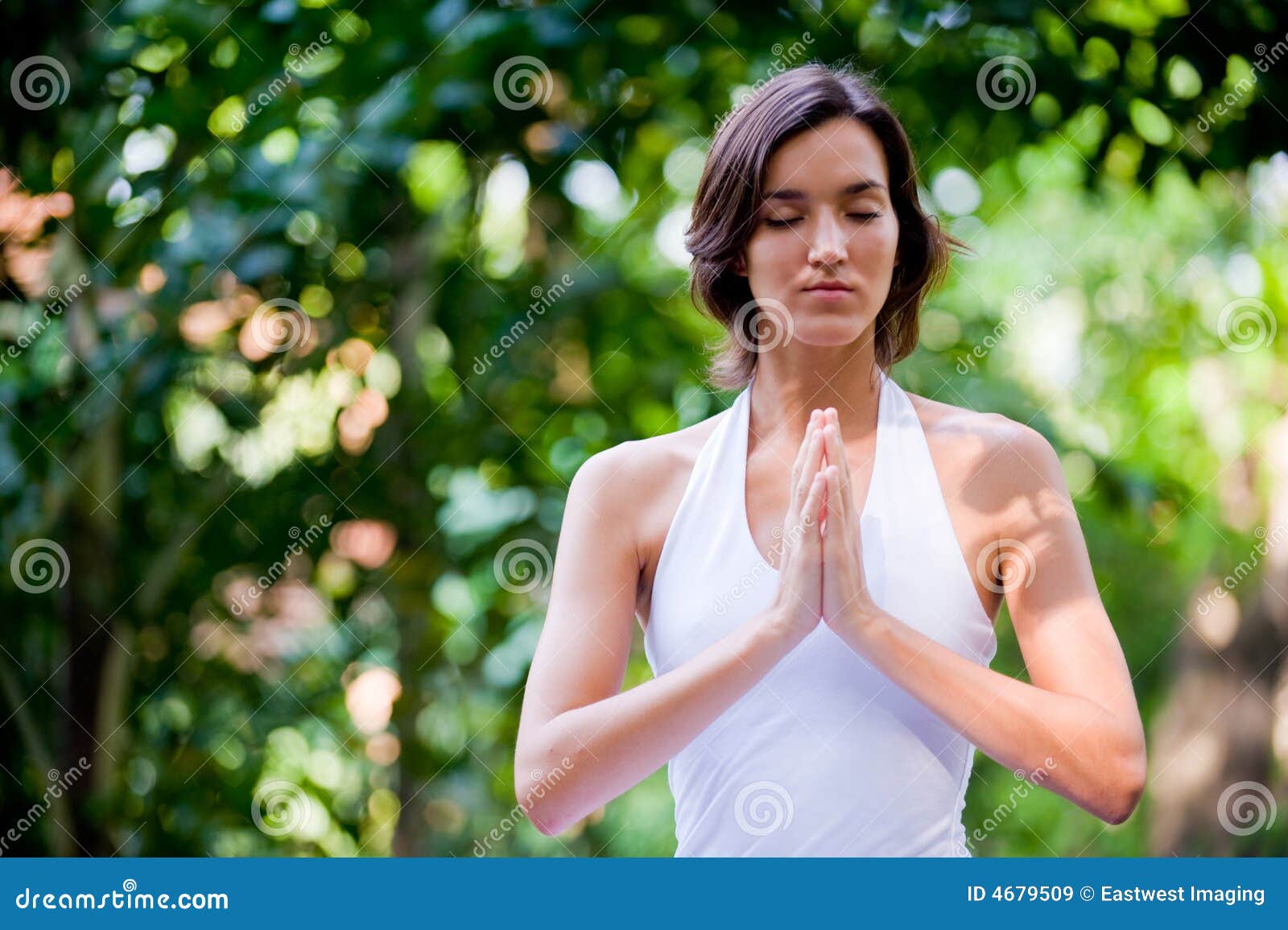 Peaceful stock image. Image of thinking, tropical, beauty - 4679509