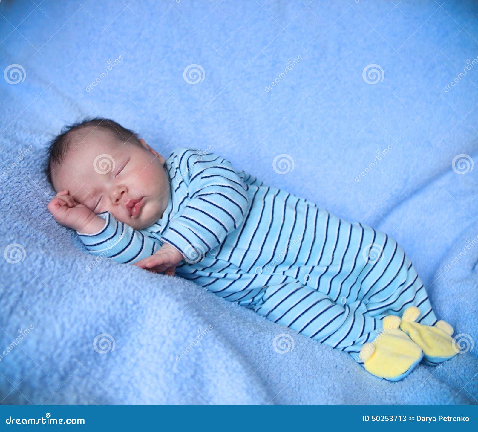 Peaceful baby sleeping stock image. Image of dreaming - 50253713