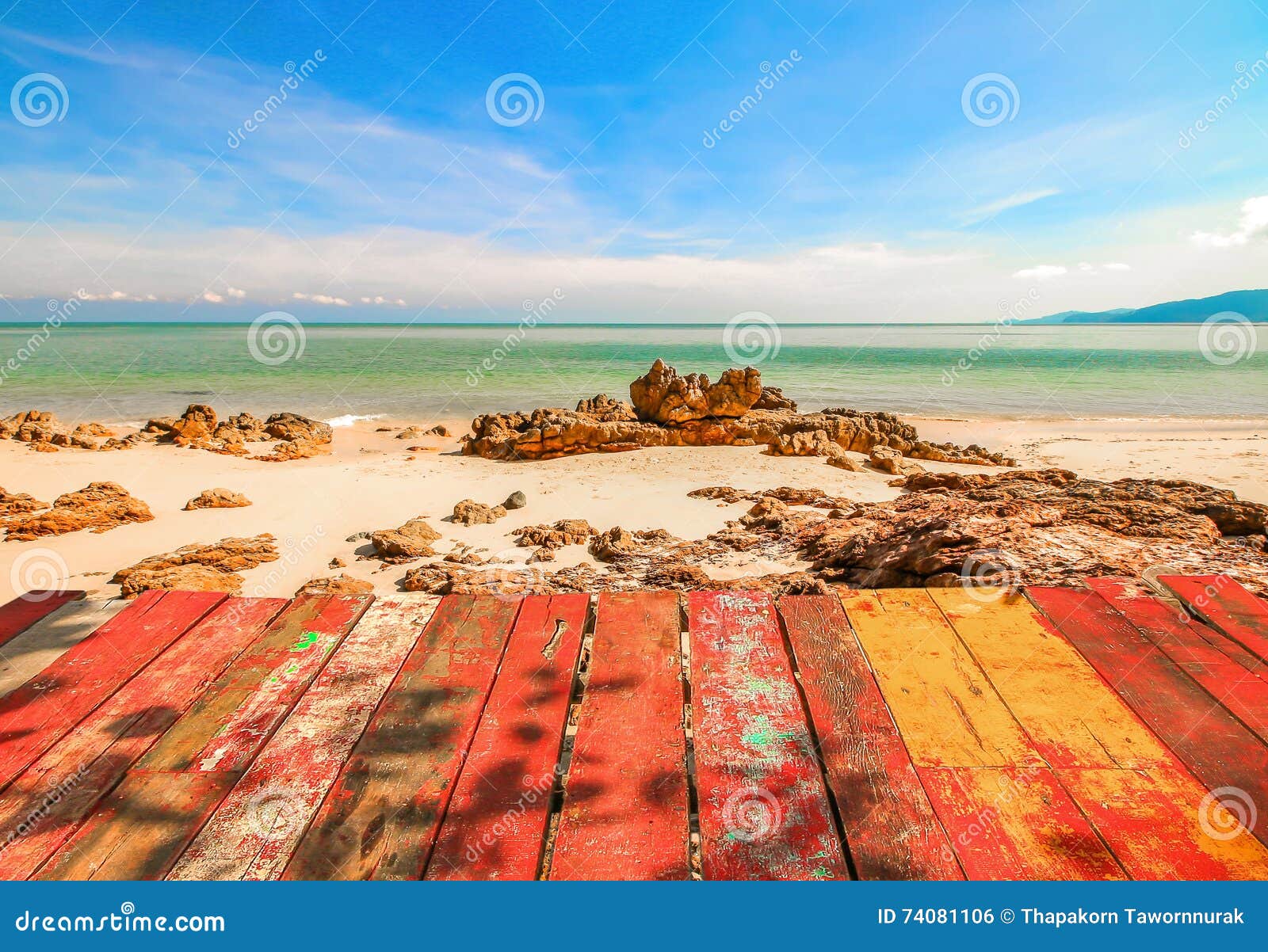 Peaceful beach background stock photo. Image of empty - 74081106