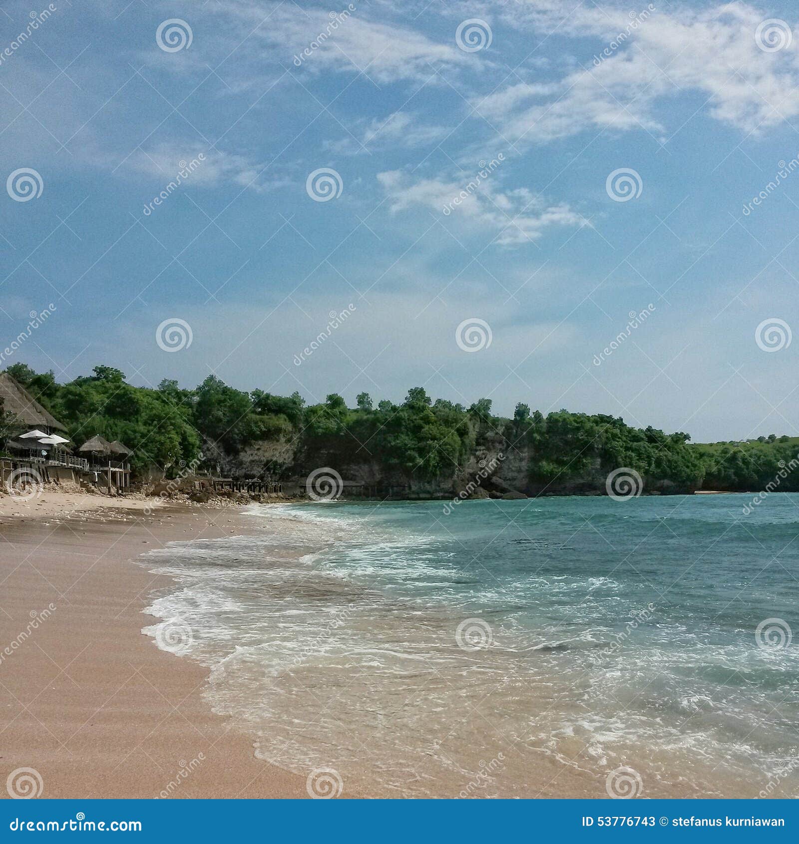 Peaceful beach stock image. Image of island, cape, tourism - 53776743