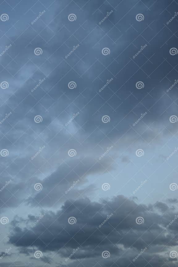 Peaceful Blue Sky with Light Clouds Stock Photo - Image of atmosphere ...