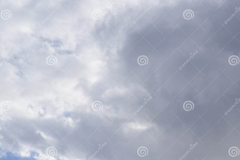 Peaceful Blue Sky with Light Clouds Stock Photo - Image of cloudscape ...