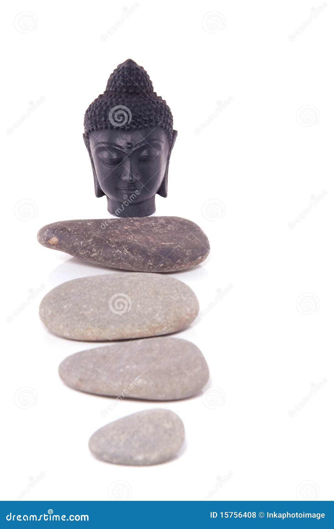 A peaceful Buddha statue stock photo. Image of isolated - 15756408