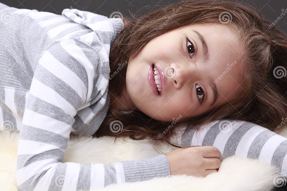 Peaceful child stock image. Image of autumn, infant, grey - 11284993