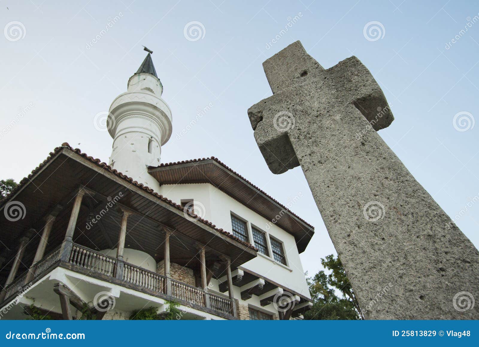The Peaceful Coexistence of the Two Religions Stock Image - Image of ...