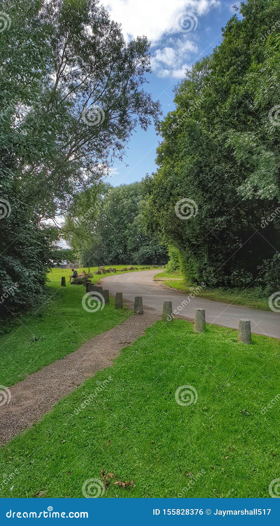 Peaceful Nature Park Walking Outdoors Stock Photo - Image of peaceful ...