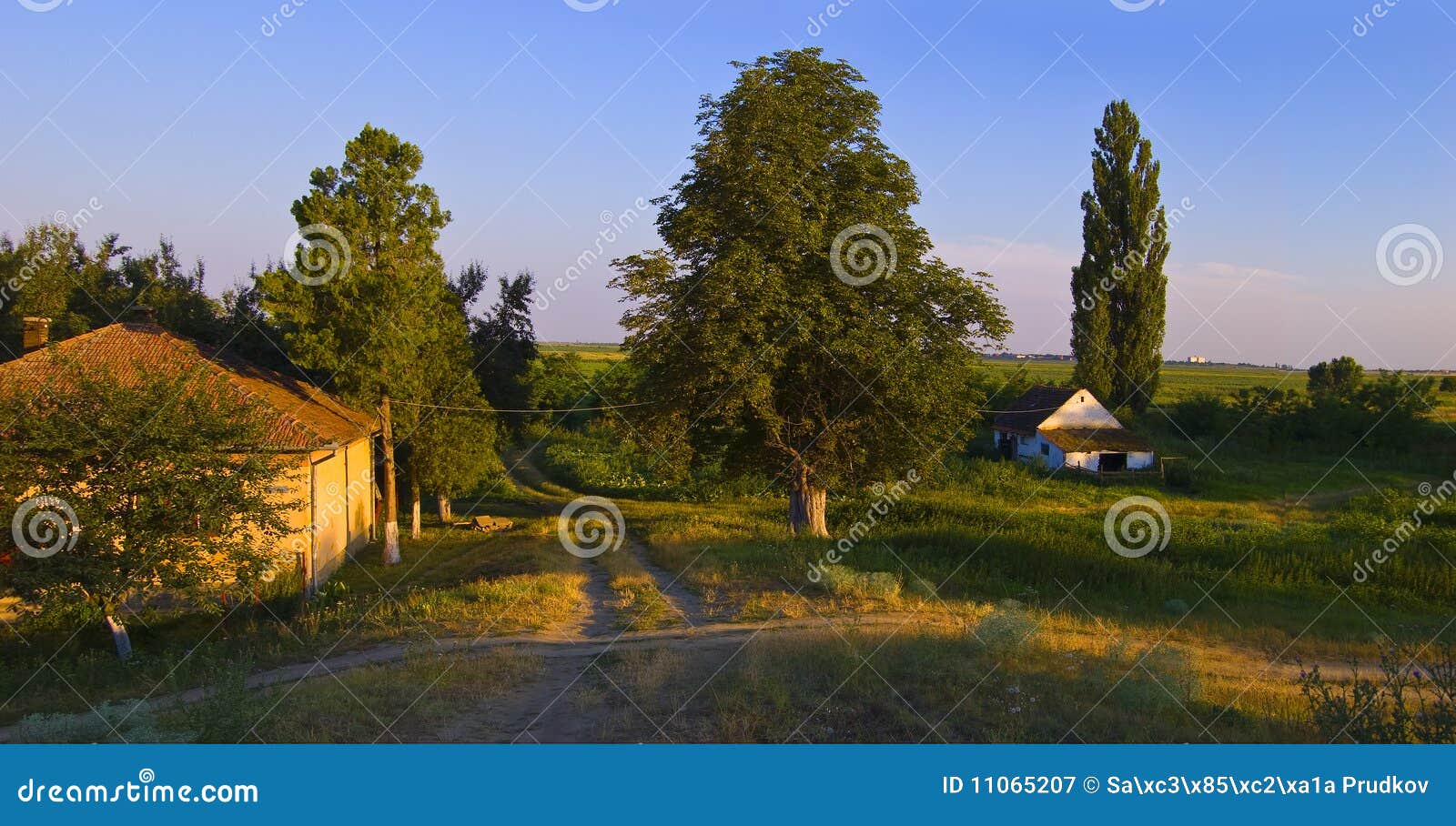 Peaceful country landscape stock image. Image of silent - 11065207