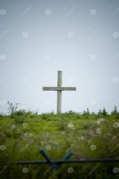 Peaceful cross stock image. Image of peaceful, faith, religion - 191399