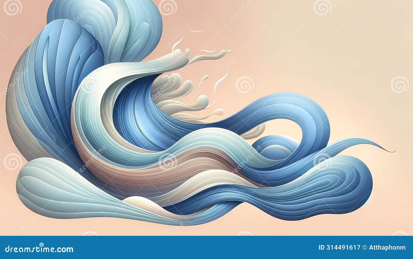 Peaceful Currents: Art Capturing the Essence of Flow and Relaxation ...