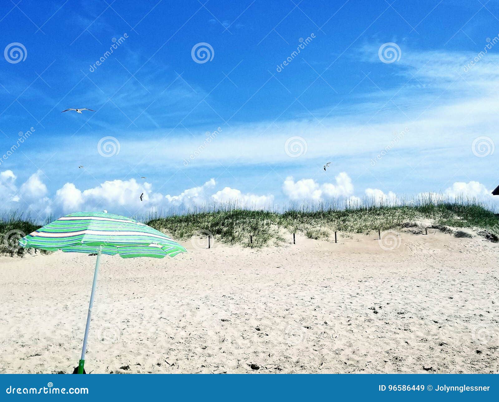 Peaceful Day at the beach stock image. Image of peaceful - 96586449