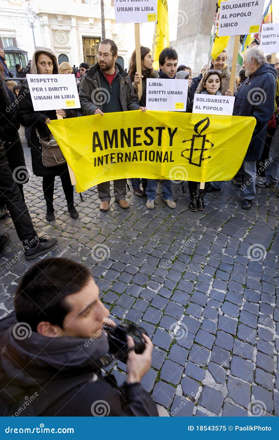 Peaceful Demonstration in Rome,Italy Editorial Image - Image of ...