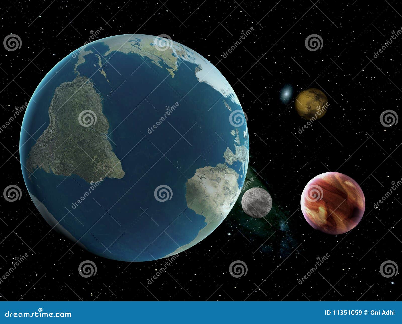 Peaceful Earth stock illustration. Illustration of world - 11351059
