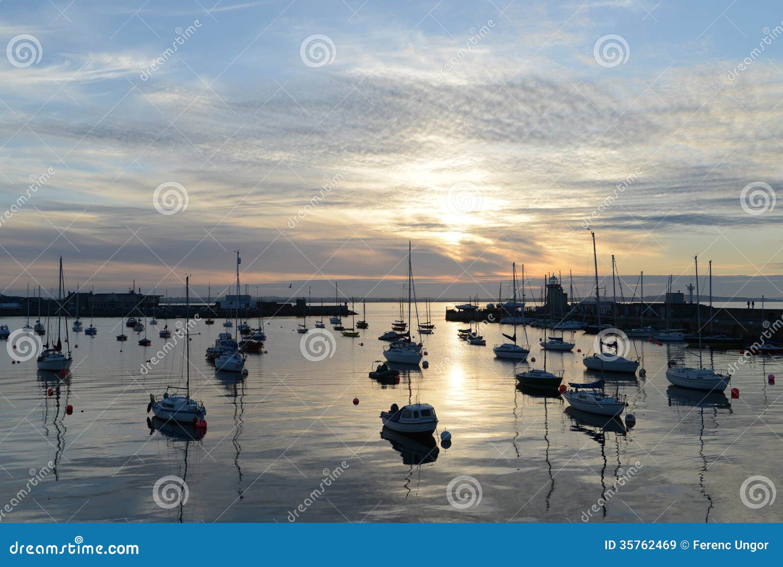 Peaceful harbor at Howth stock image. Image of howth - 35762469