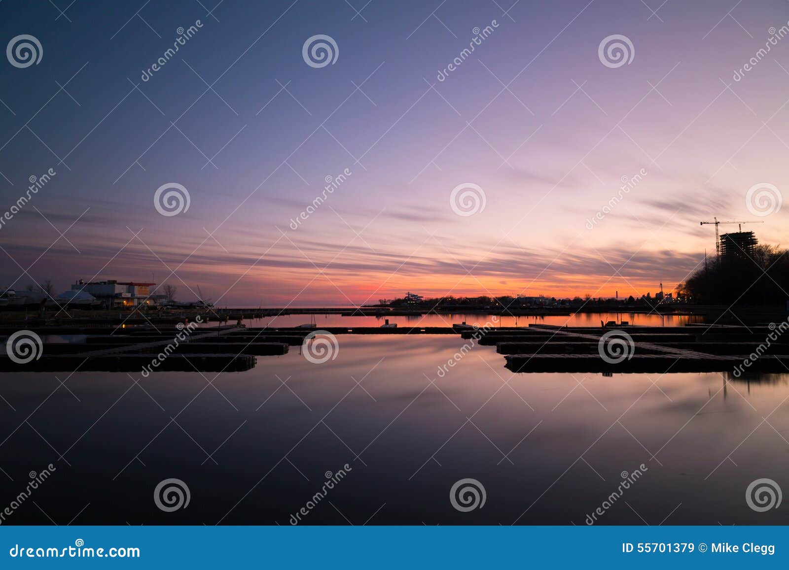 Peaceful Harbour at Sunset stock image. Image of wood - 55701379
