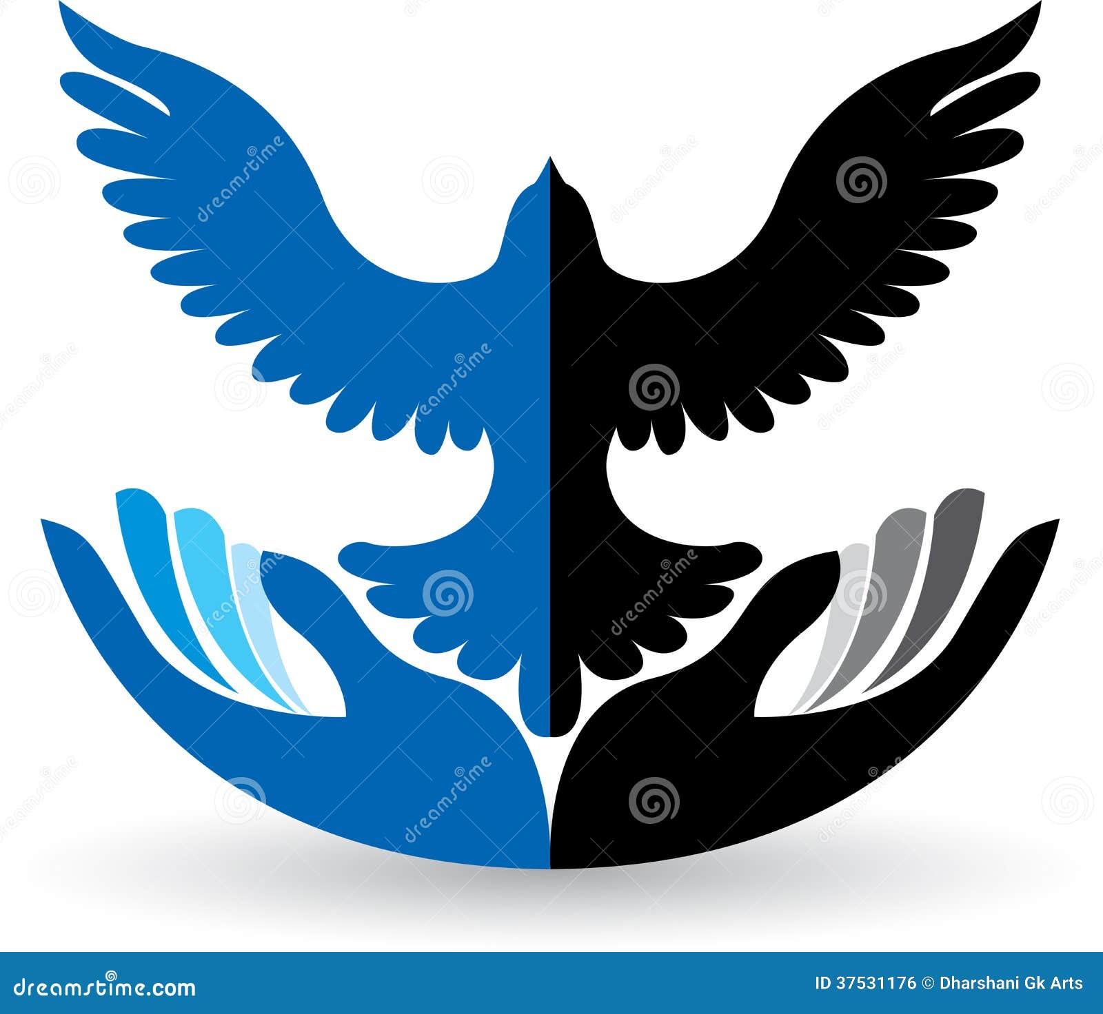 Peaceful logo stock illustration. Illustration of card - 37531176