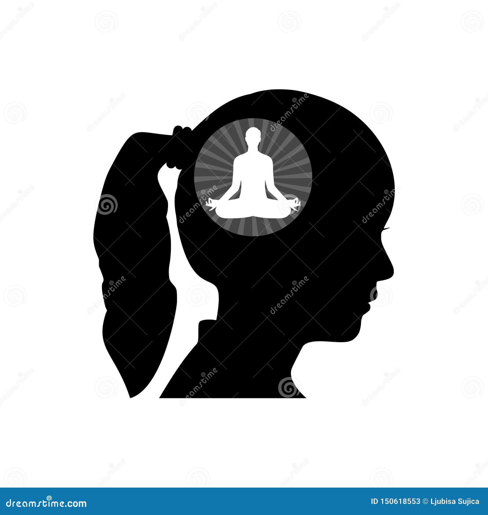 Peaceful Mind Icon, Sign, Logo Stock Vector - Illustration of graphic ...