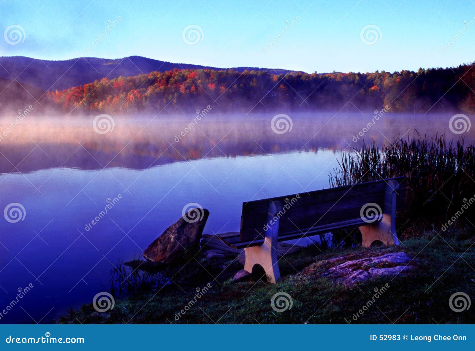 Peaceful Morning stock image. Image of hills, still, morning - 52983