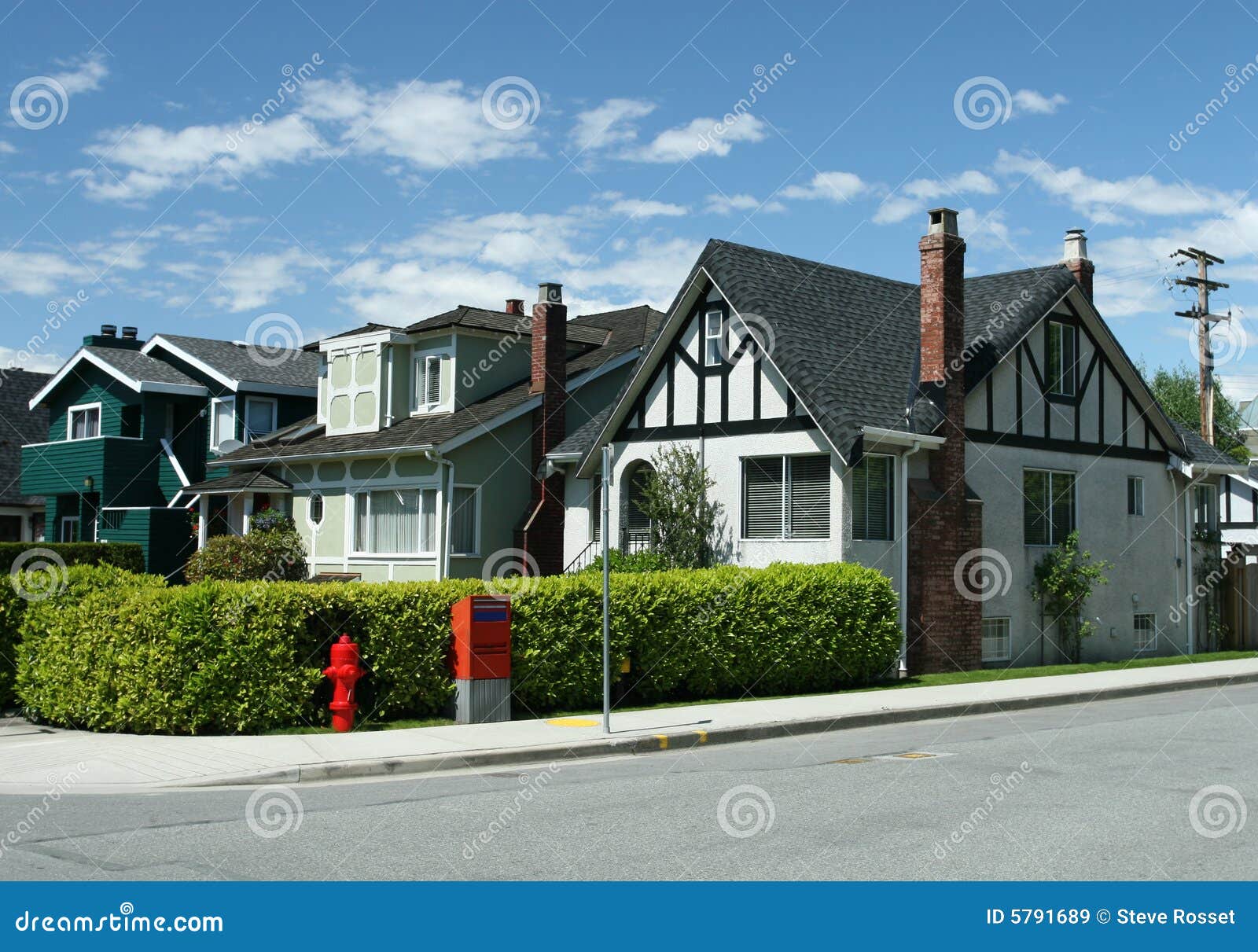 Peaceful Neighborhood stock image. Image of suburb, neighborhood - 5791689