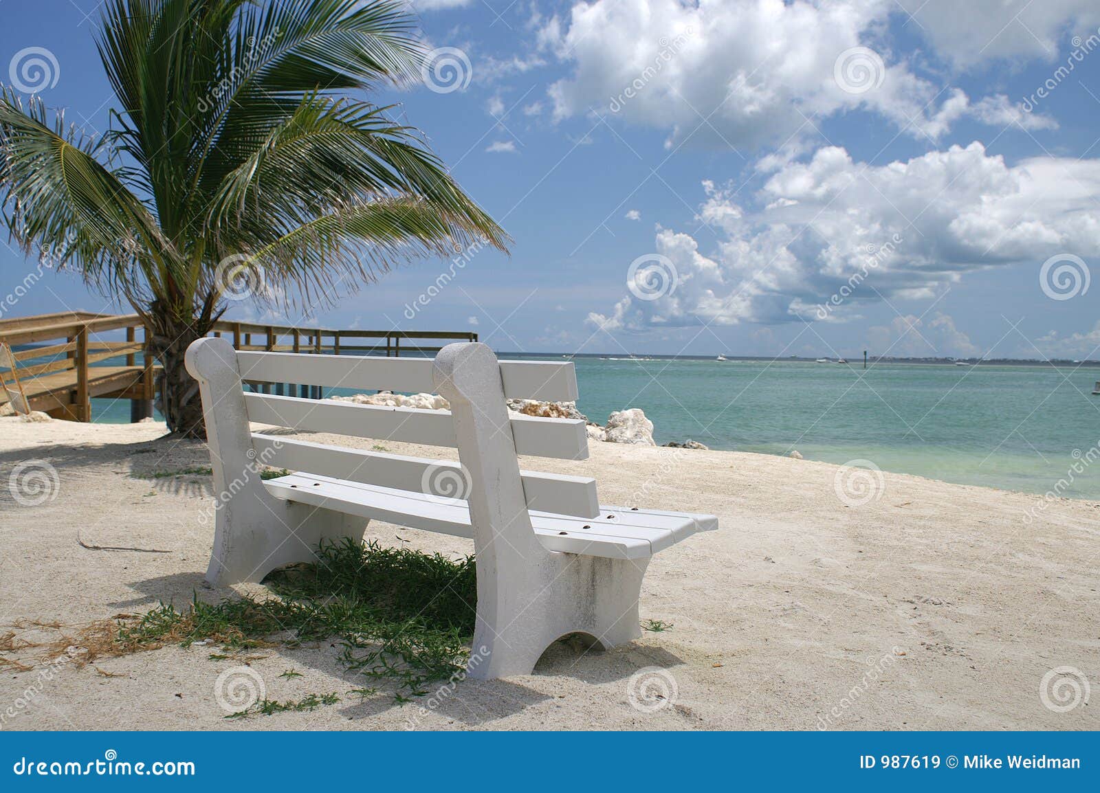 Peaceful ocean view stock image. Image of honeymoon, keys - 987619