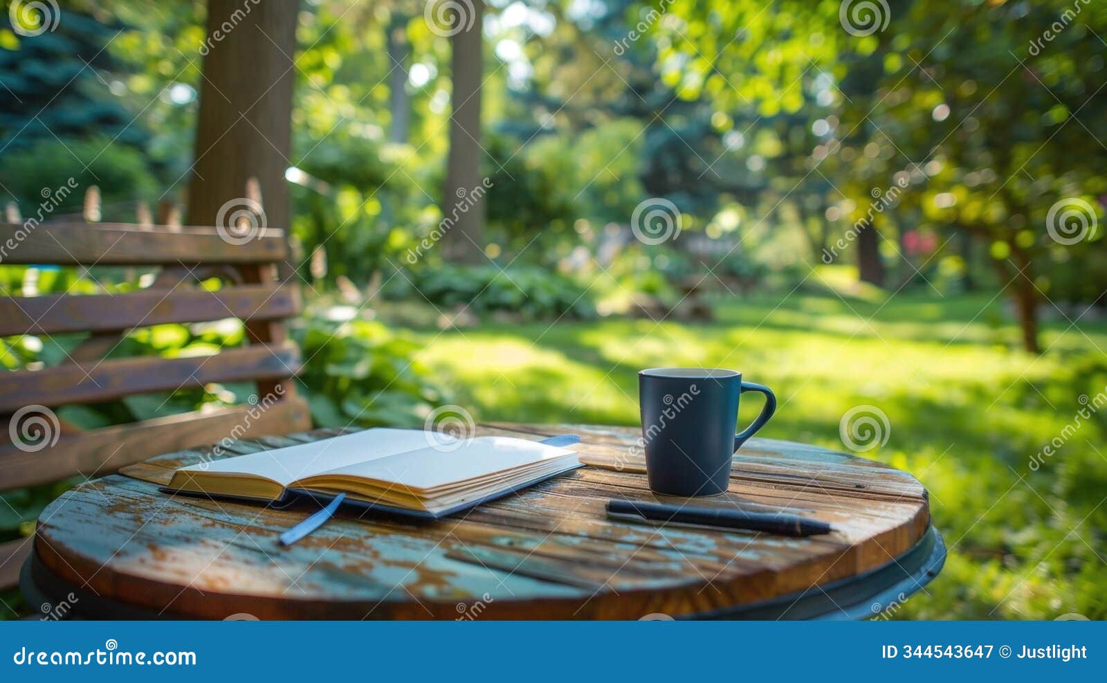 A Peaceful Outdoor Space for Journaling Selfreflection and Personal ...