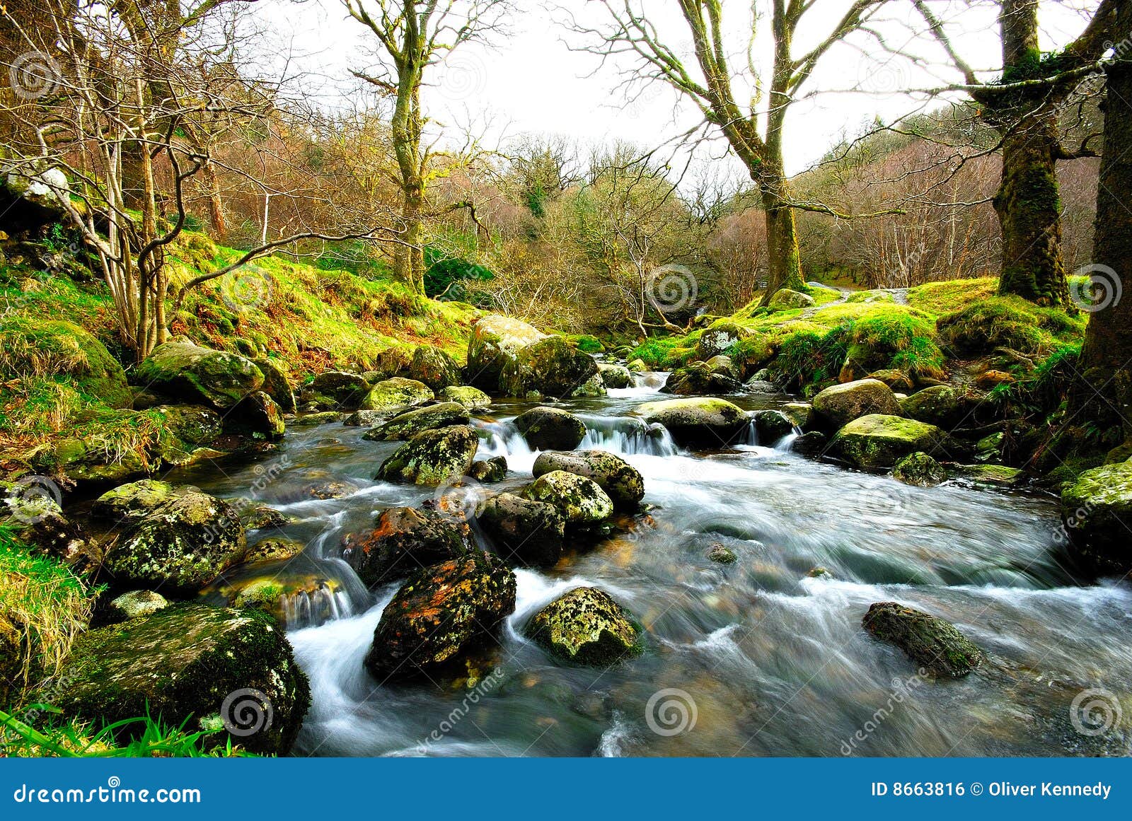 Peaceful River stock photo. Image of lake, landscape, glendalough - 8663816