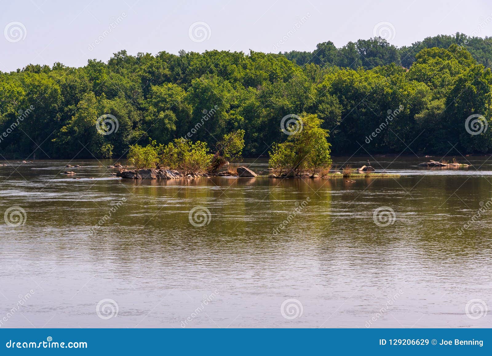 A Peaceful River in Virginia Stock Image - Image of states, beautiful ...