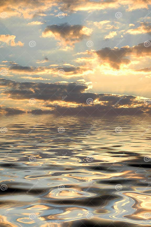 Peaceful sea stock image. Image of restful, lake, gold - 2524349