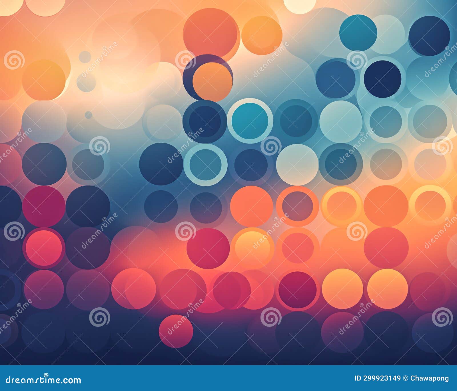 Peaceful Shapes, Abstract Background with Simple Geometric Forms Stock ...