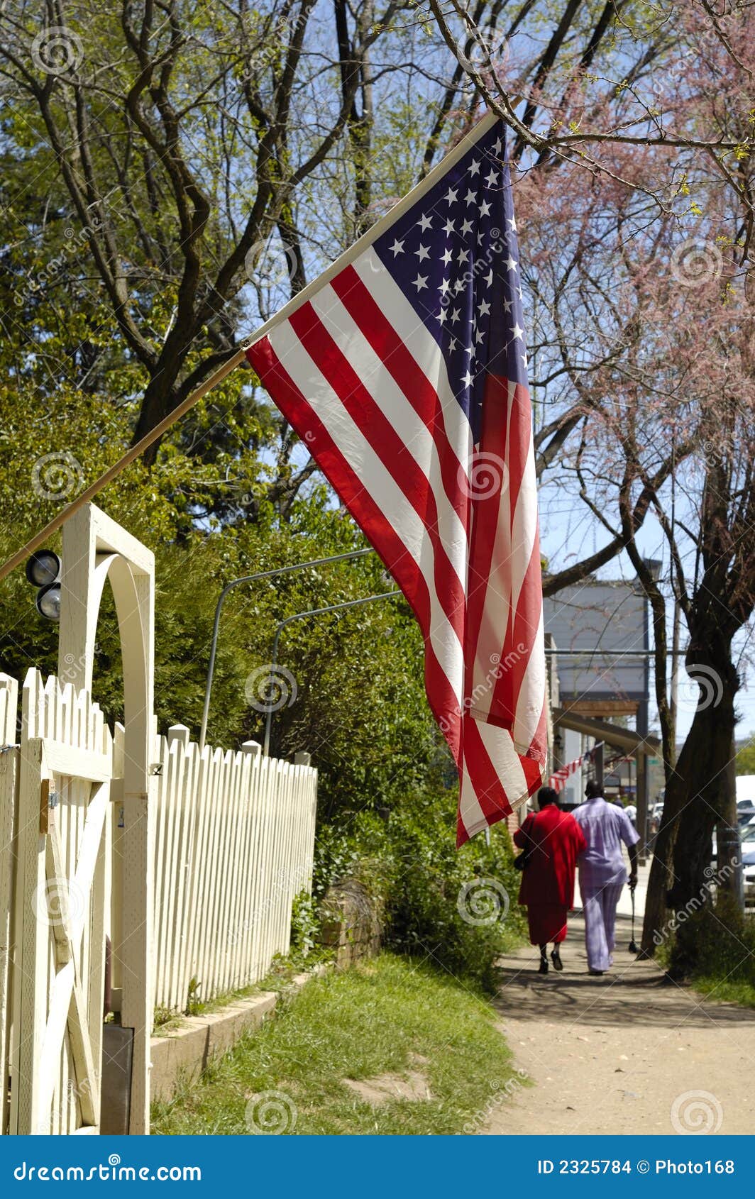 Peaceful small town stock photo. Image of walk, rural - 2325784
