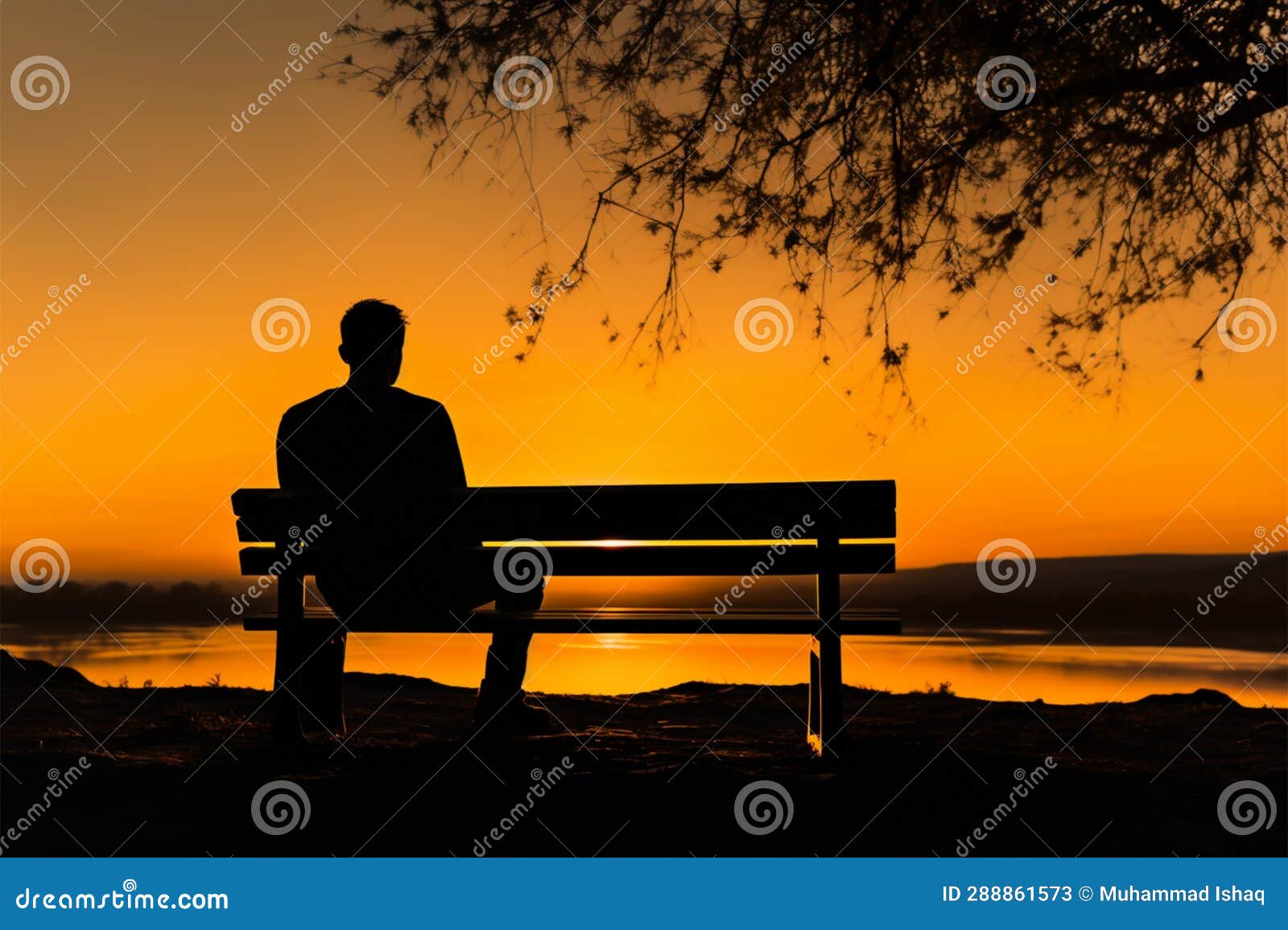 Solitude At Sunset: A Lone Figure On A Deserted Beach. Perfect For ...