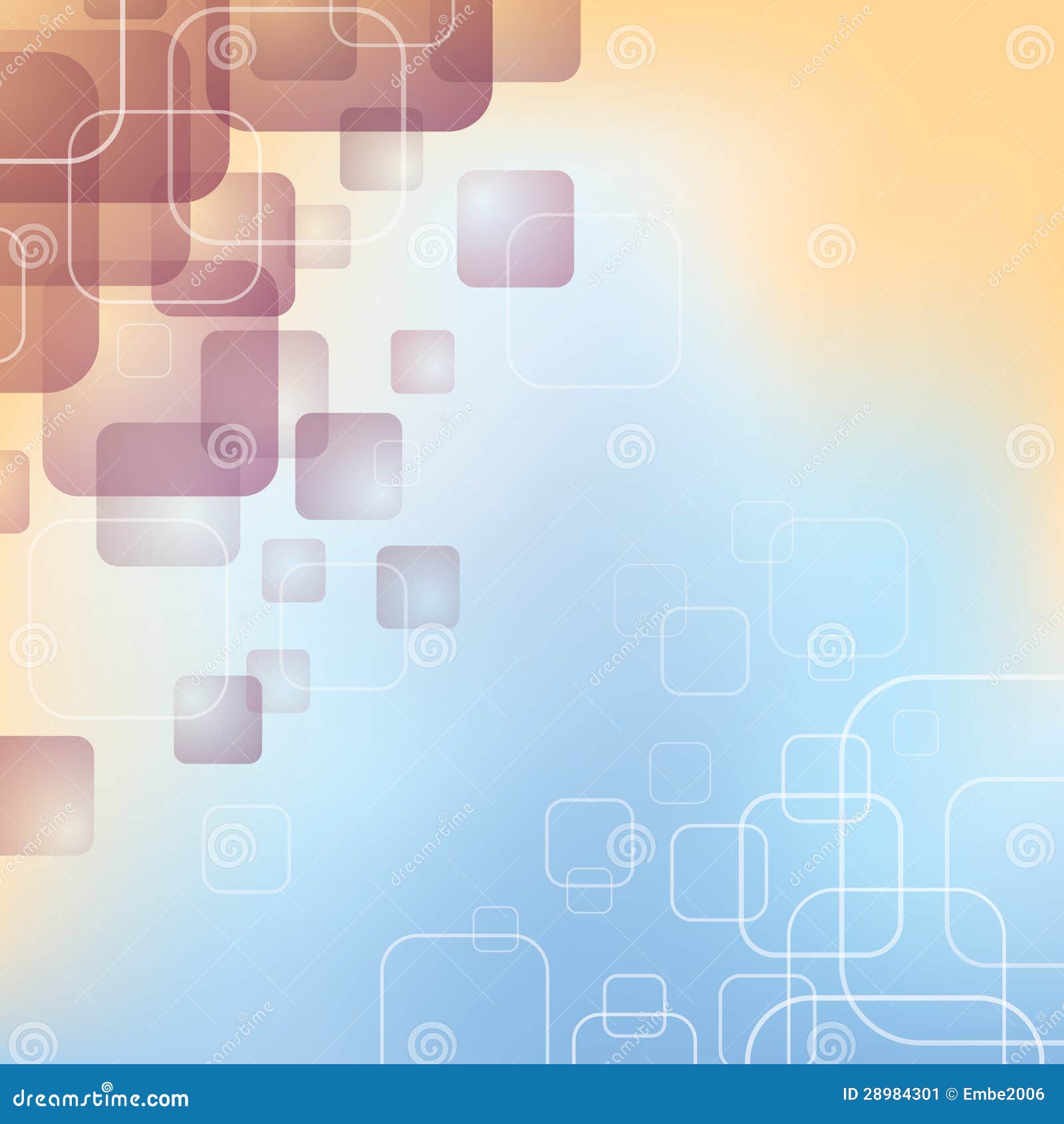 Peaceful Square Background stock vector. Illustration of simple - 28984301