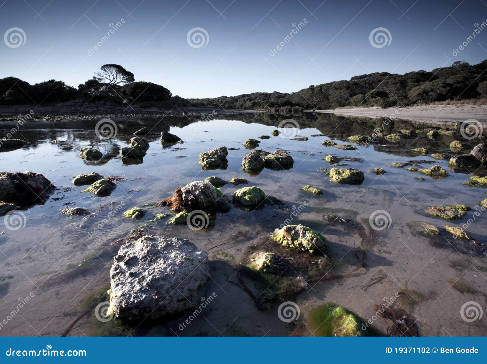 Peaceful Stream stock photo. Image of outdoor, sand, nature - 19371102