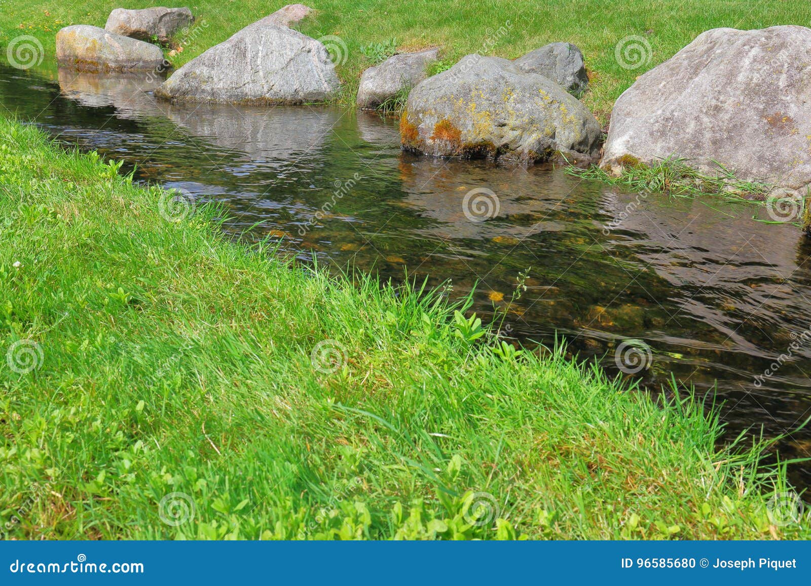 Peaceful Stream stock photo. Image of outdoor, design - 96585680