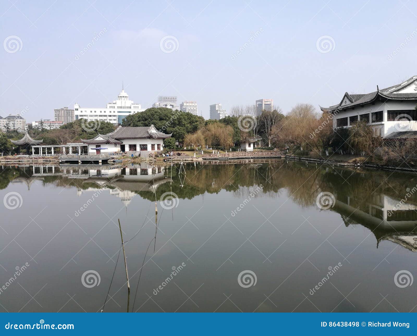 Peaceful View with Traditional Buildings Editorial Stock Photo - Image ...